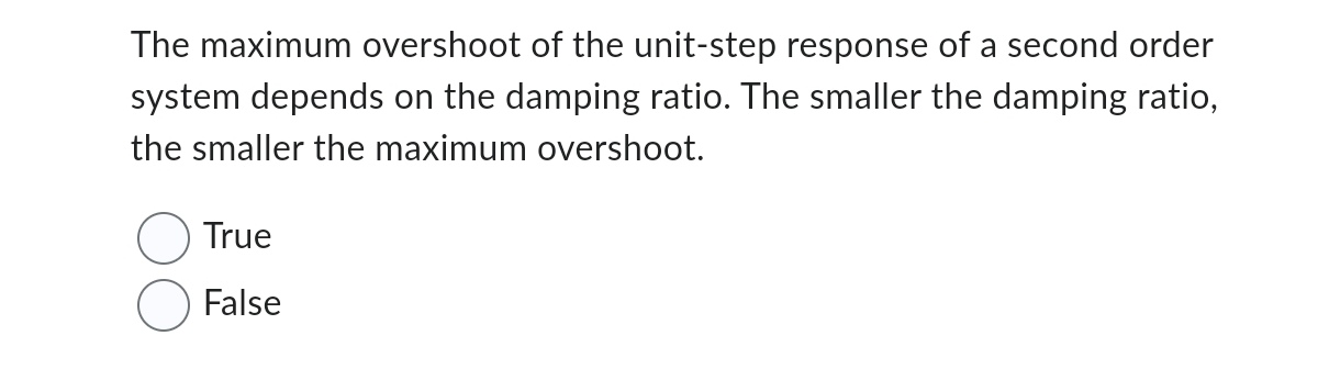 Solved R(s)C(s)=s2+Bs+CA When a second order system shown is | Chegg.com