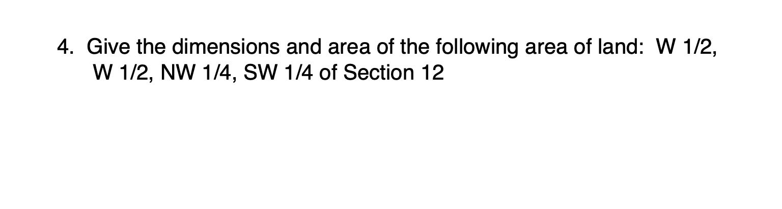 Solved 4. Give the dimensions and area of the following area | Chegg.com