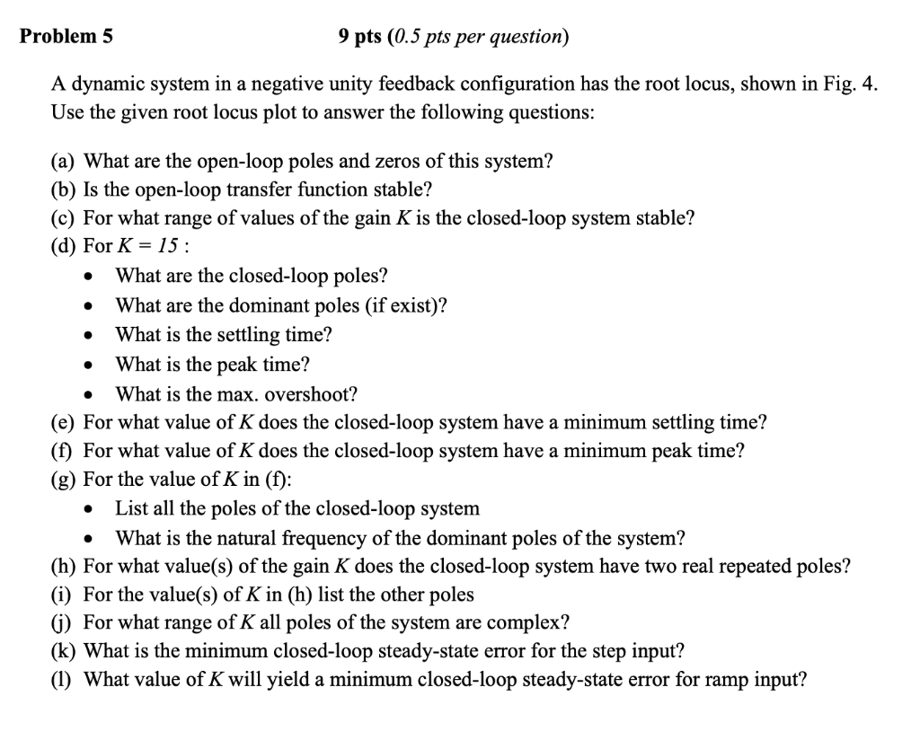 Problem 5 9 pts (0.5 pts per question) A dynamic | Chegg.com