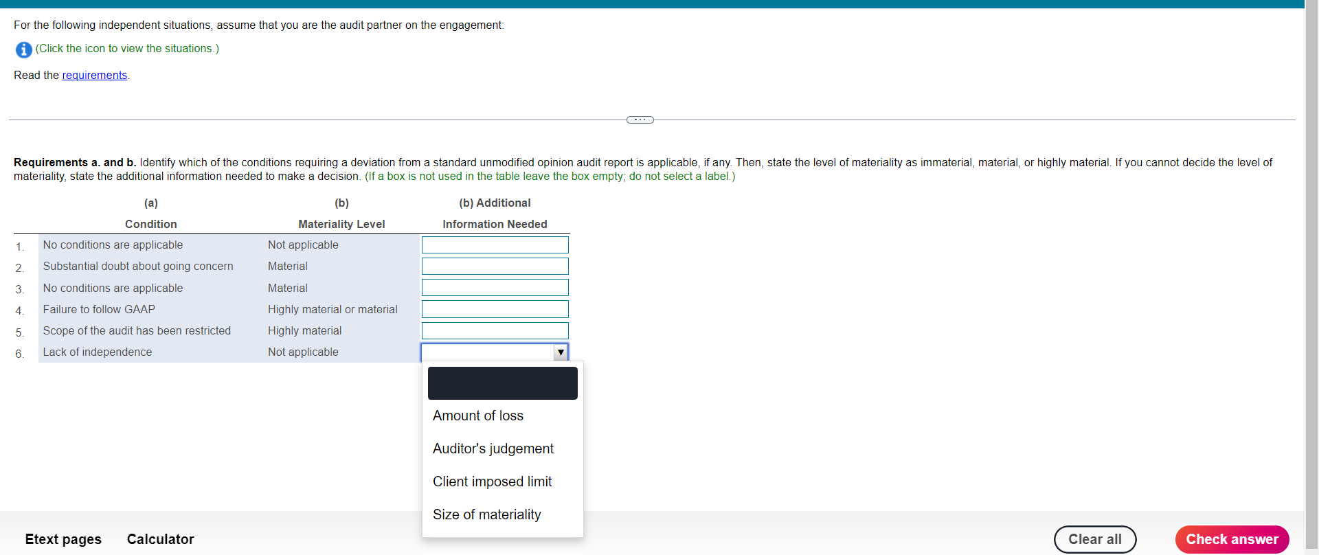 Solved Please help to fill out "Additional Information | Chegg.com