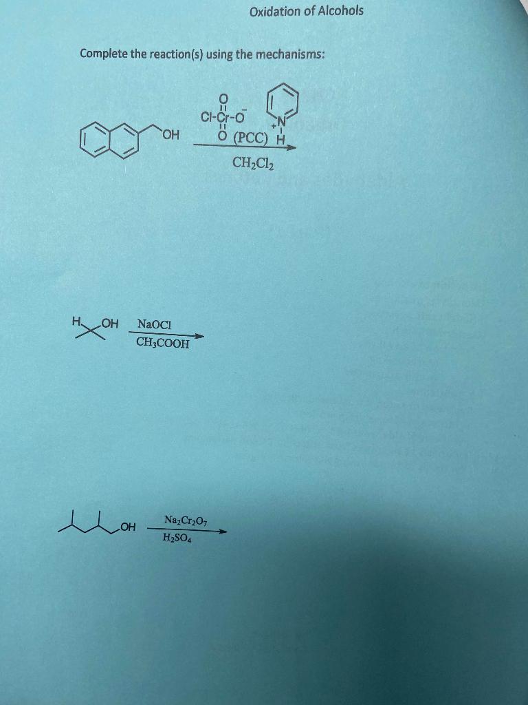 Solved Complete the reaction(s) using the mechanisms: | Chegg.com