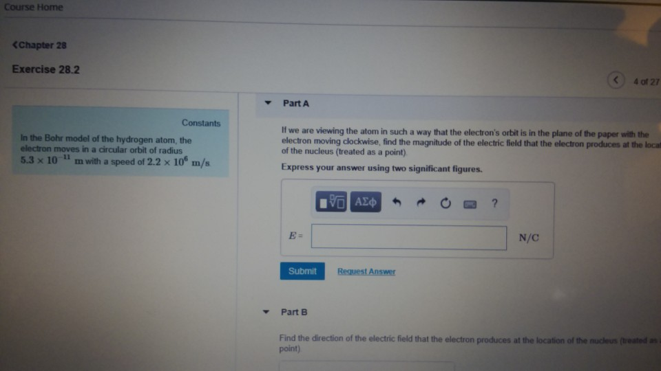 Solved Course Home Chapter 28 Exercise 28.2 4 of 27 Part A | Chegg.com