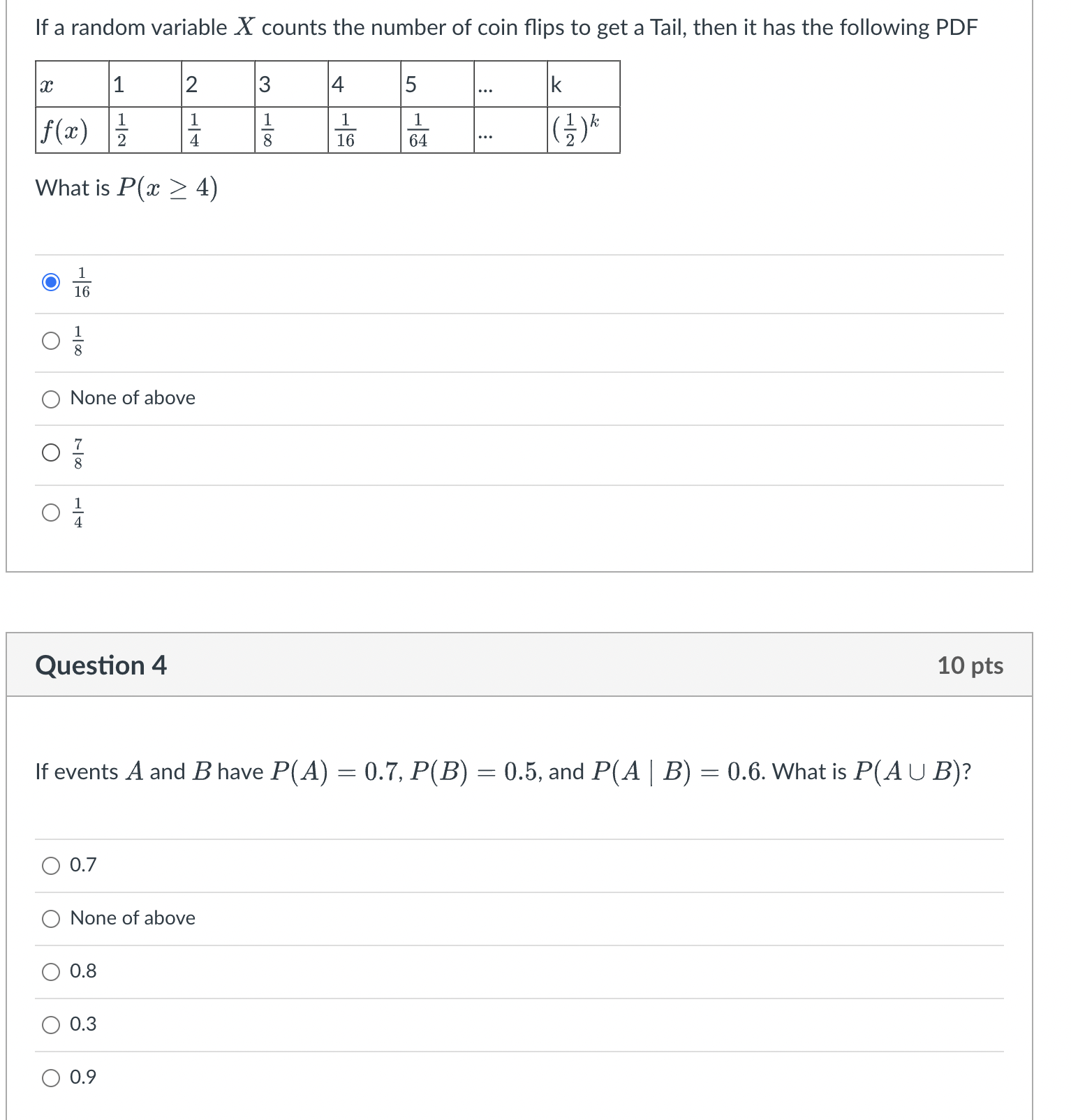Solved If a random variable X counts the number of coin | Chegg.com