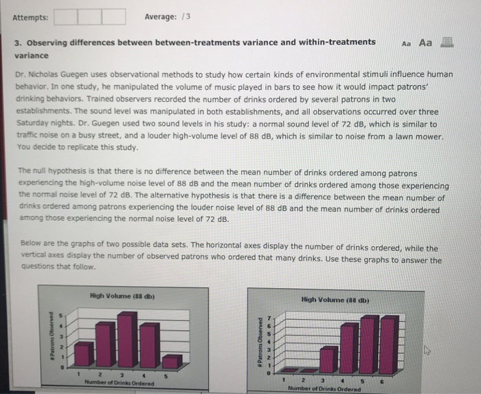 Solved Attempts: Average: /3 3. Observing differences | Chegg.com