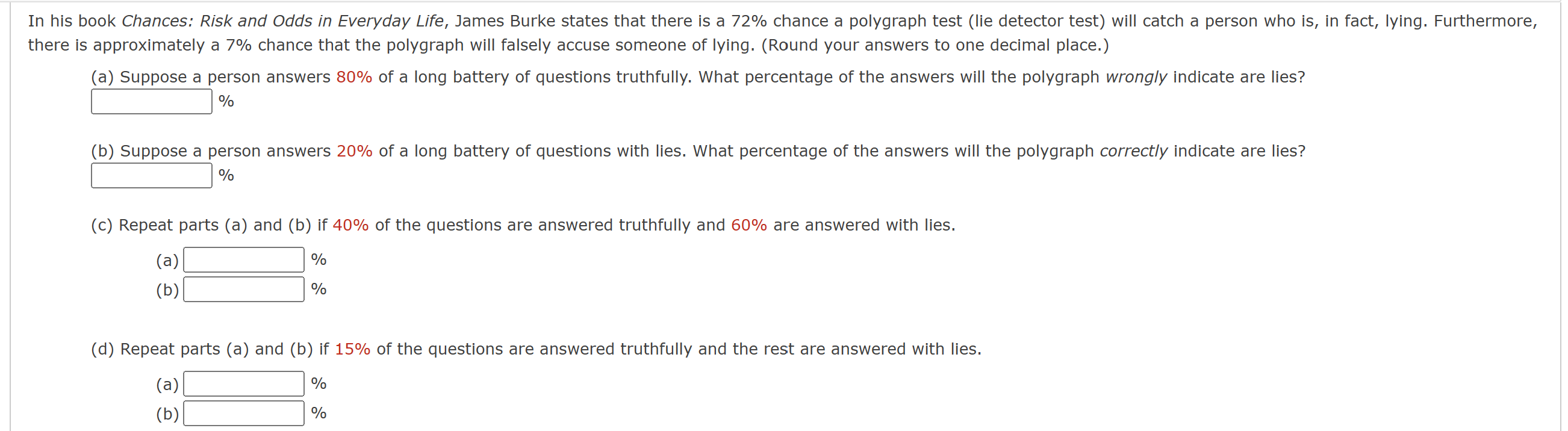 Solved there is approximately a 7% chance that the polygraph | Chegg.com