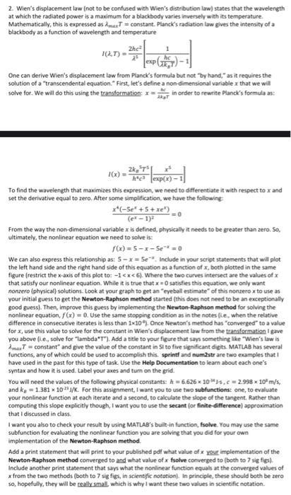 Solved Needs to be written in Matlab and this is for an | Chegg.com