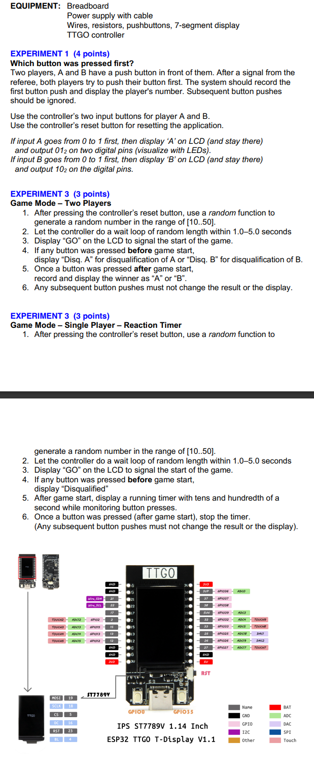 Solved EQUIPMENT: Breadboard Power supply with cable Wires, | Chegg.com