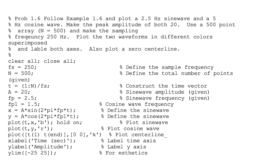 Answer the questions on the right through a Matlab | Chegg.com