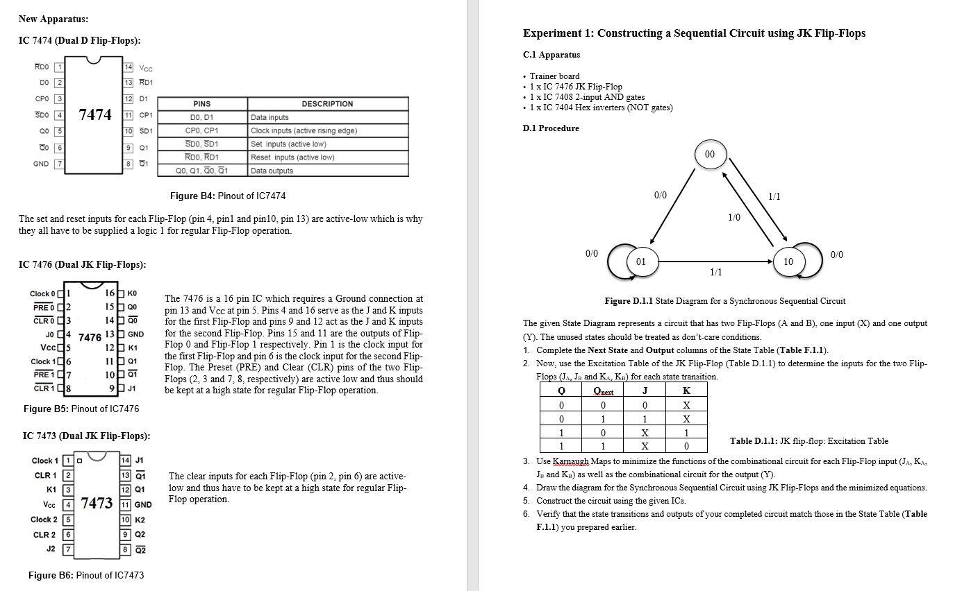 Solved Lab 8 Synchronous Sequential Circuits A Objectives 