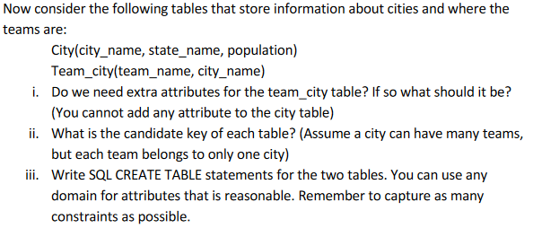 Solved Now consider the following tables that store | Chegg.com