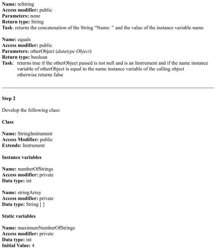 Solved Java Programming Assignment Dont Add Any Instance