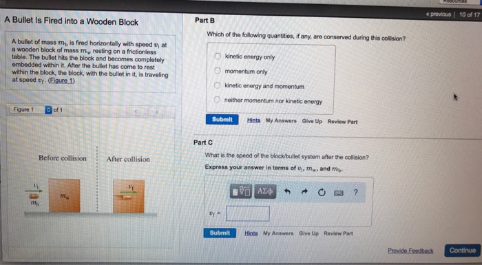 Solved A Bullet Is Fired into a Wooden Block A bullet of | Chegg.com