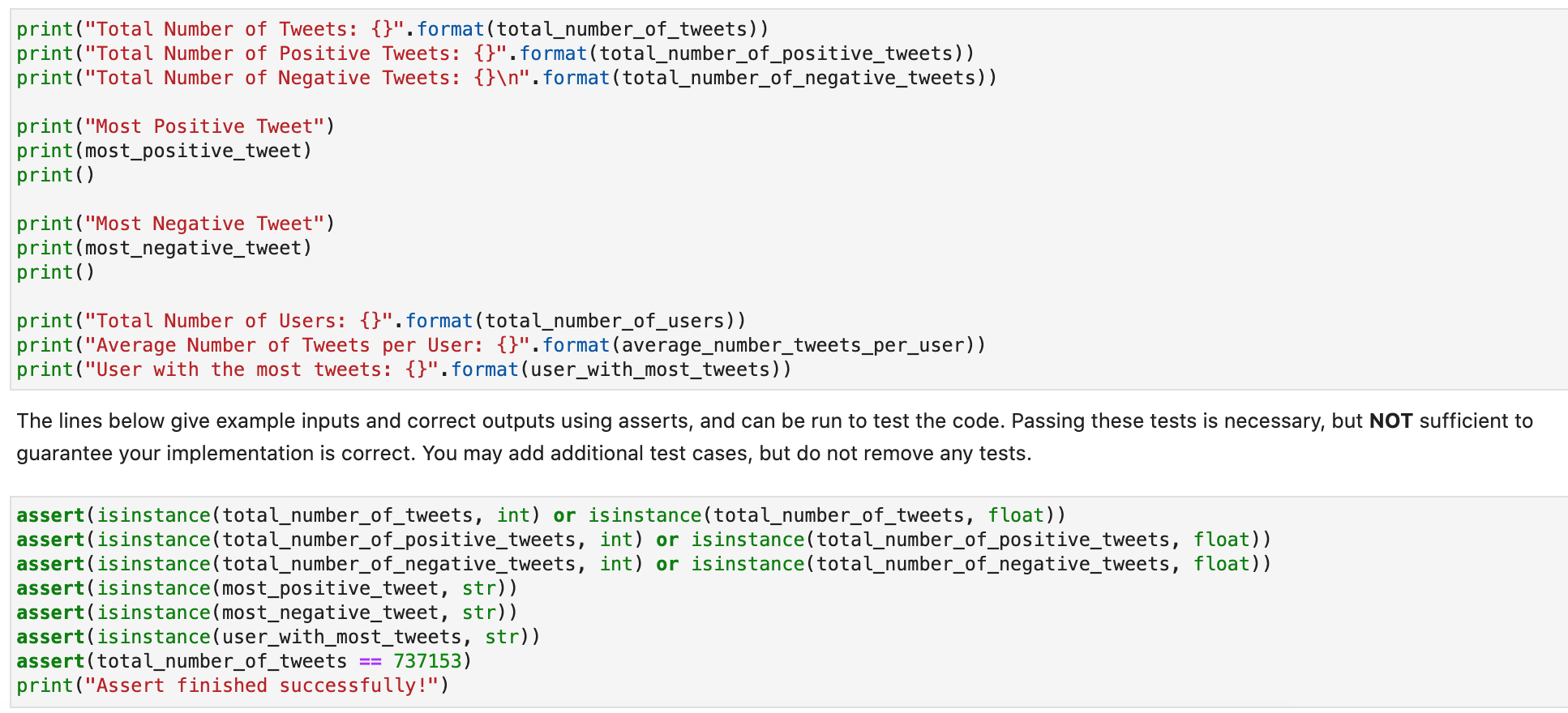 For this task, we combine the functions written for | Chegg.com