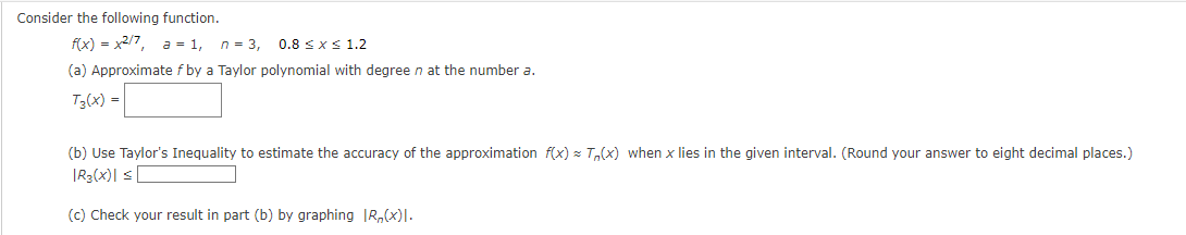 Solved onsider the following function. | Chegg.com