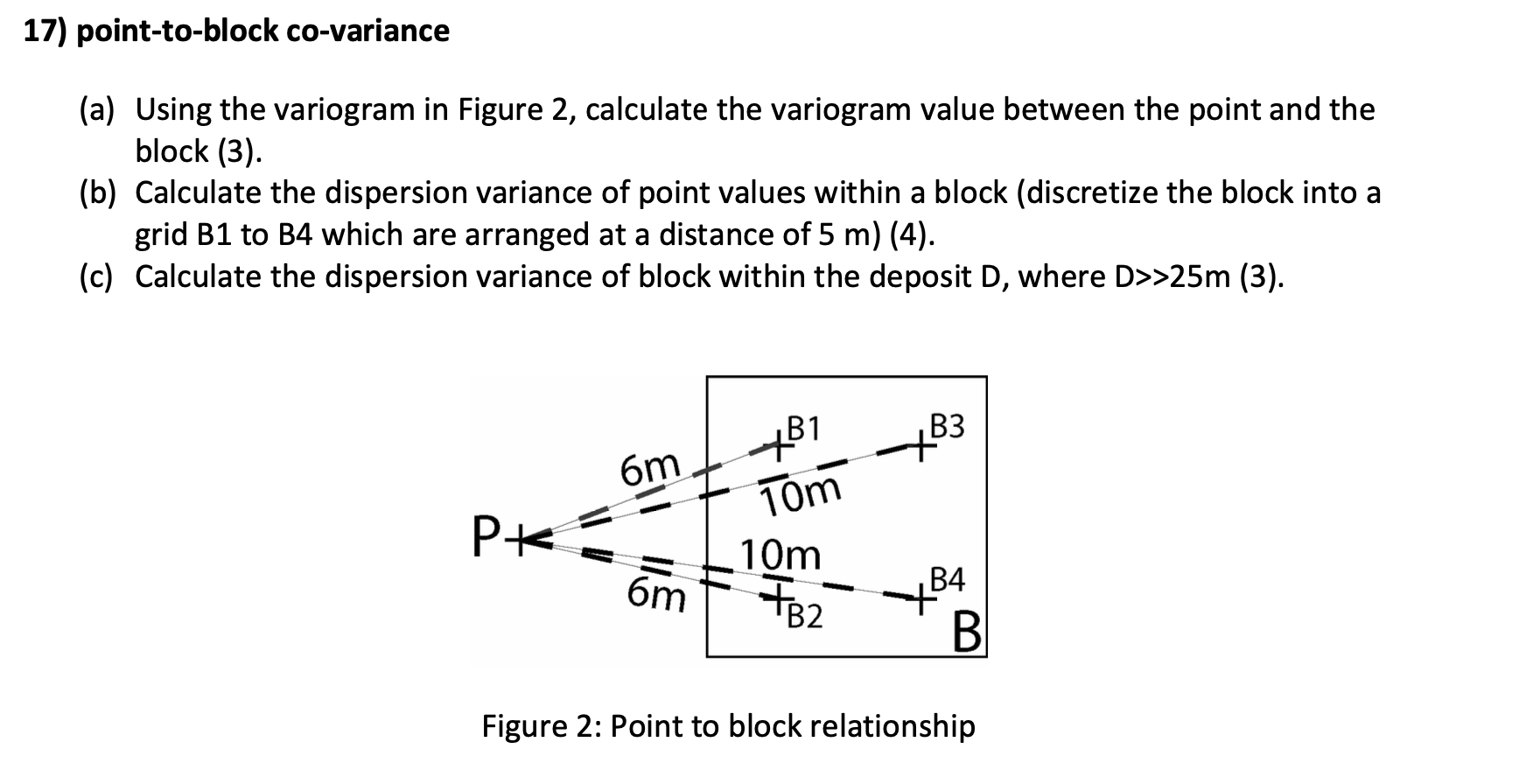 17) point-to-block co-variance (a) Using the | Chegg.com