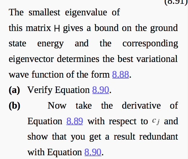 Solved Problem 8 30 Performing Variational а Calculation