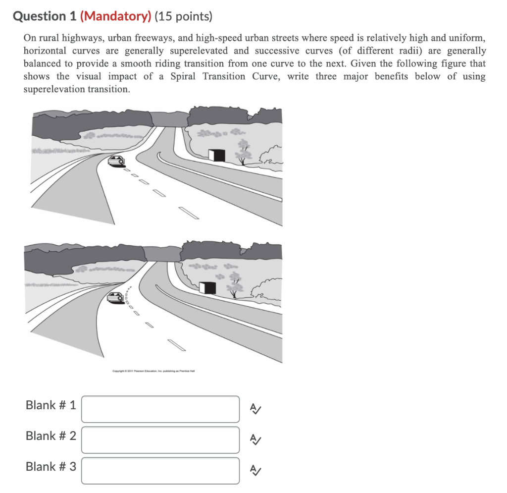 Solved Question 1 (Mandatory) (15 points) On rural highways, | Chegg.com
