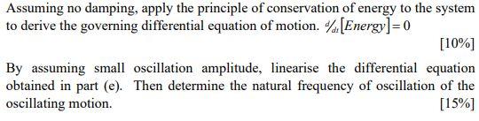 Solved Note: m=/=M Theta dash in KE equation just equals | Chegg.com
