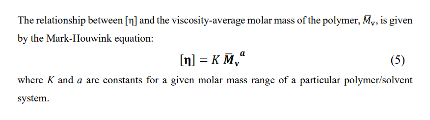 Determination of molar mass of polystyrene Results 10 | Chegg.com