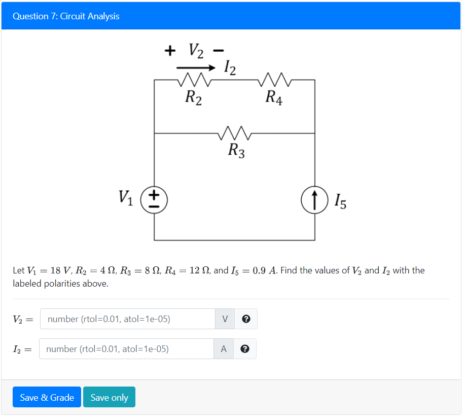 Solved Question 7: Circuit Analysis + V2 - 12 R2 R4 m R3 V | Chegg.com