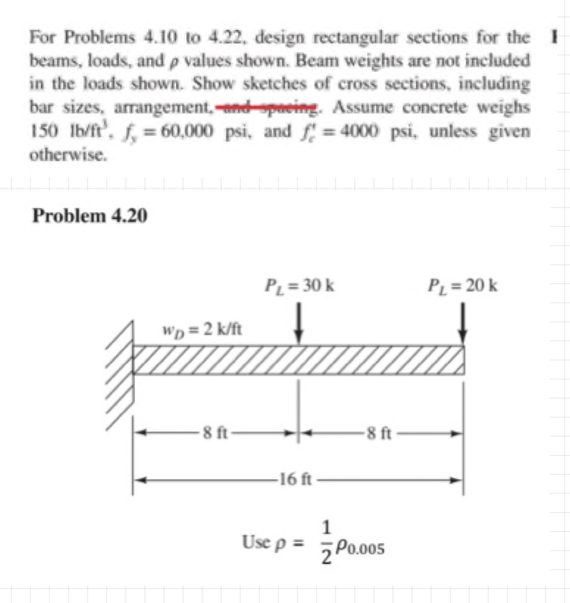 Solved For Problems 4.10 to 4.22 , design rectangular | Chegg.com