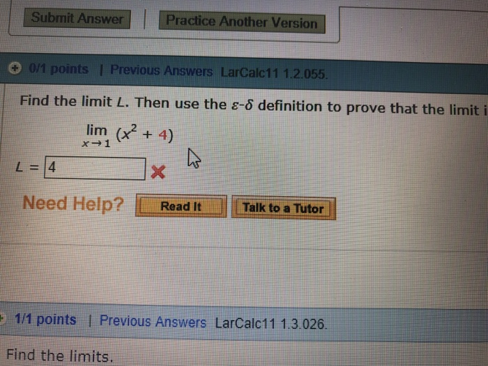 Solved Submit Answer Practice Another Version o 0/1 points I | Chegg.com