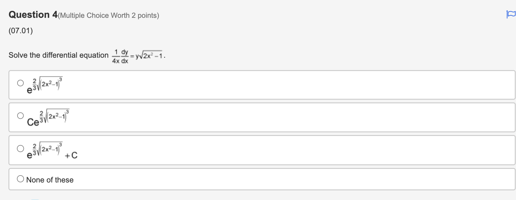 Solved Question 4(Multiple Choice Worth 2 points) (07.01) | Chegg.com