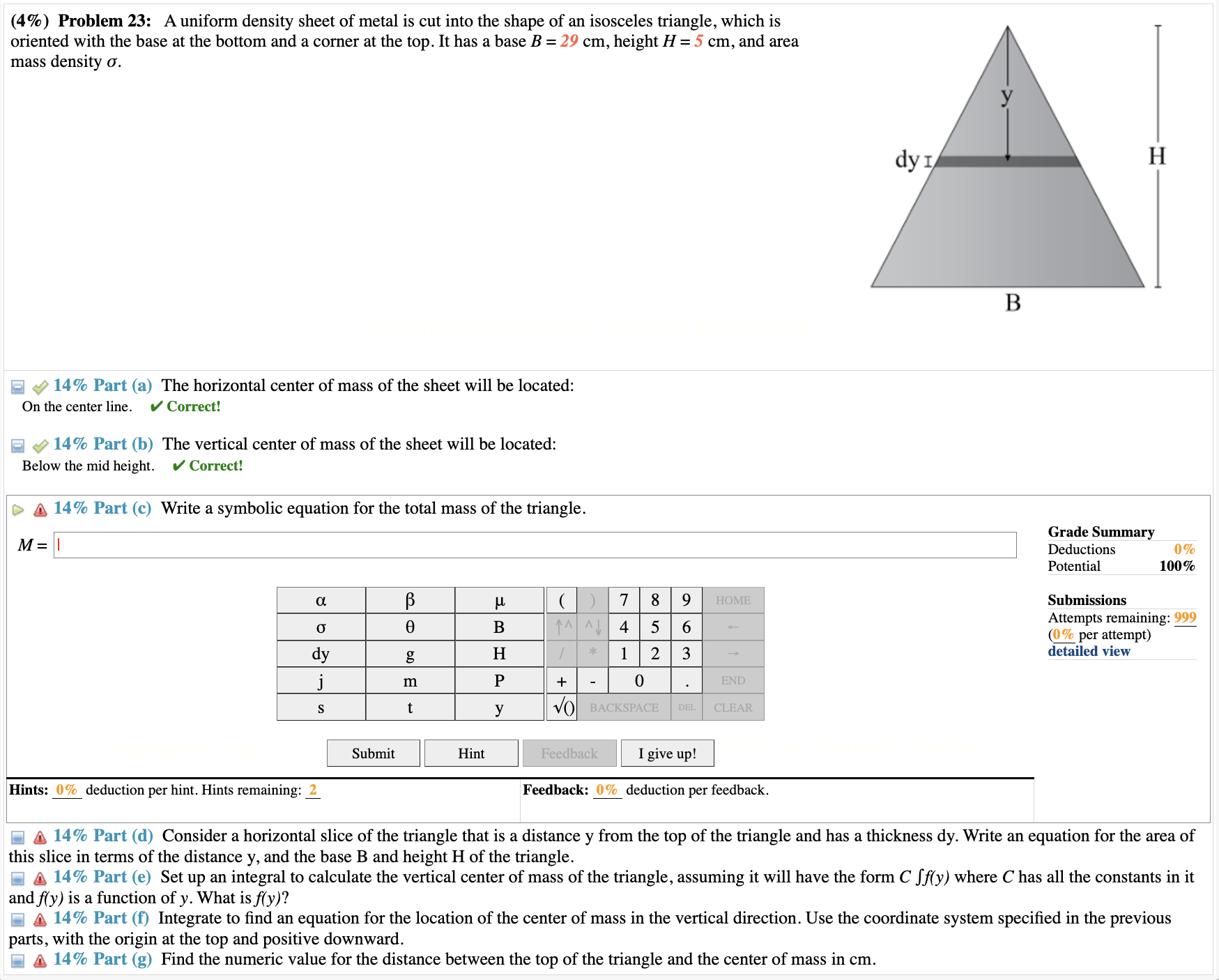 Solved Please help with parts C-G. | Chegg.com