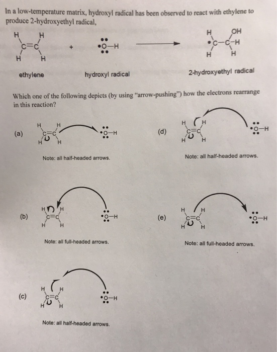 Solved In a low-temperature matrix, hydroxyl radical has | Chegg.com