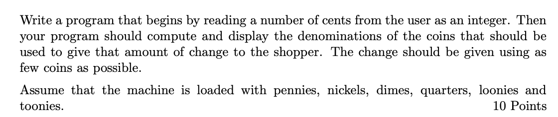 Solved Write a program that begins by reading a number of | Chegg.com