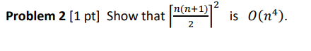 Solved For the following problems, prove by using the formal | Chegg.com