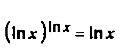 Solved (Inx) Inx= =() Inx | Chegg.com