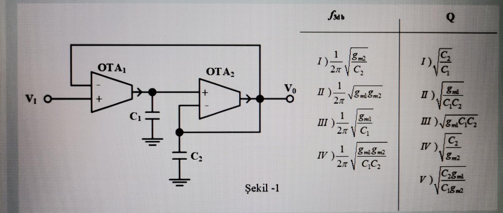 Solved 3) Which of the following is the Q expression for the | Chegg.com