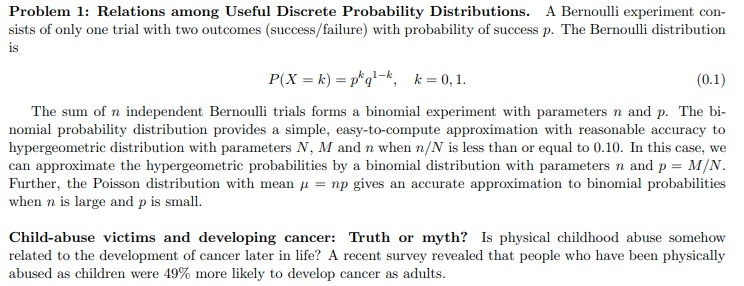 Problem 1: Relations among Useful Discrete | Chegg.com