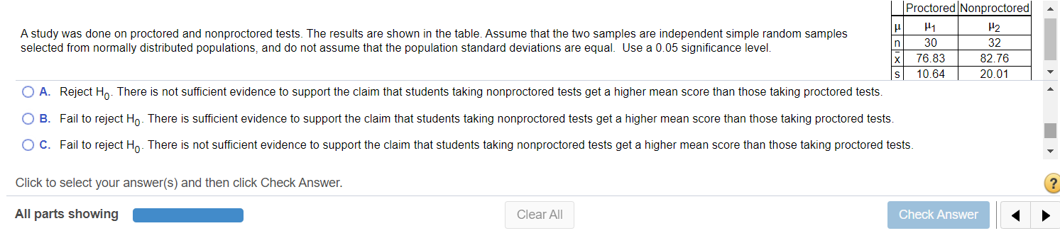 Solved Instructor-created question Question Help A study was | Chegg.com