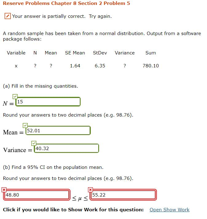 Solved Reserve Problems Chapter 8 Section 2 Problem 5 Your | Chegg.com
