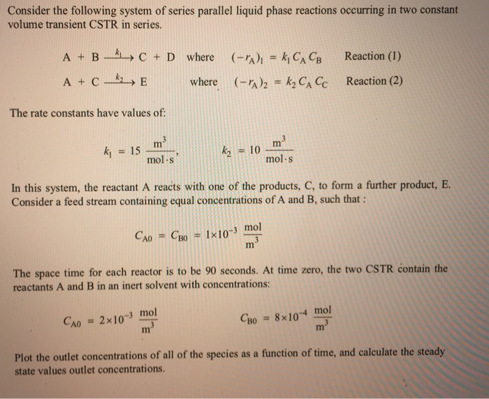 Solved Consider the following system of series parallel | Chegg.com