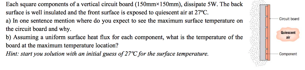 Solved Each square components of a vertical circuit board | Chegg.com