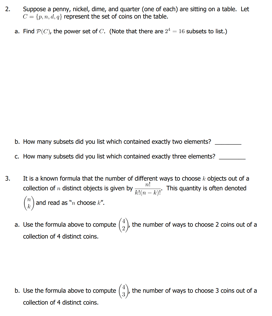 Solved Suppose a penny, nickel, dime, and quarter (one of | Chegg.com
