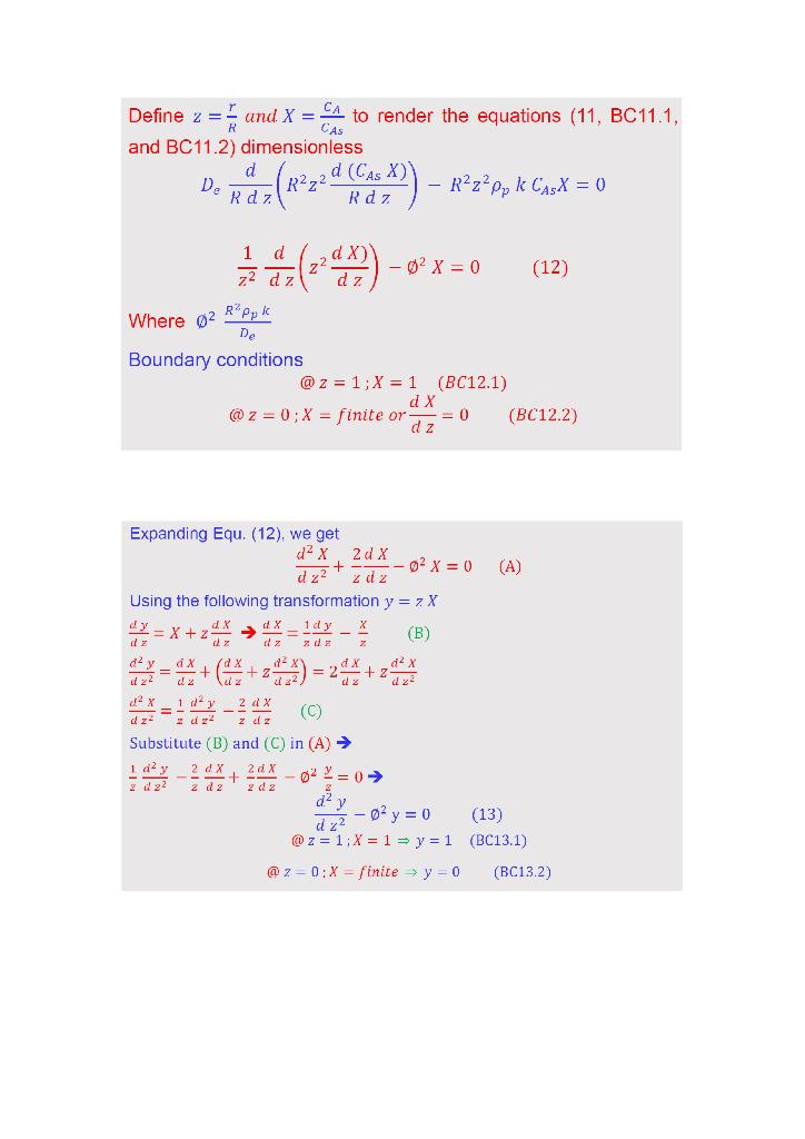 Solved Please show me how to get equation the following | Chegg.com