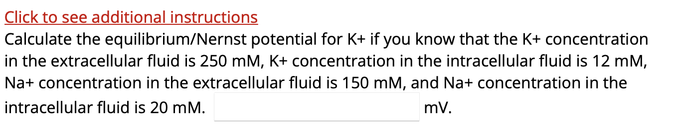 Solved With a resting membrane potential of -70mV. If a cell | Chegg.com