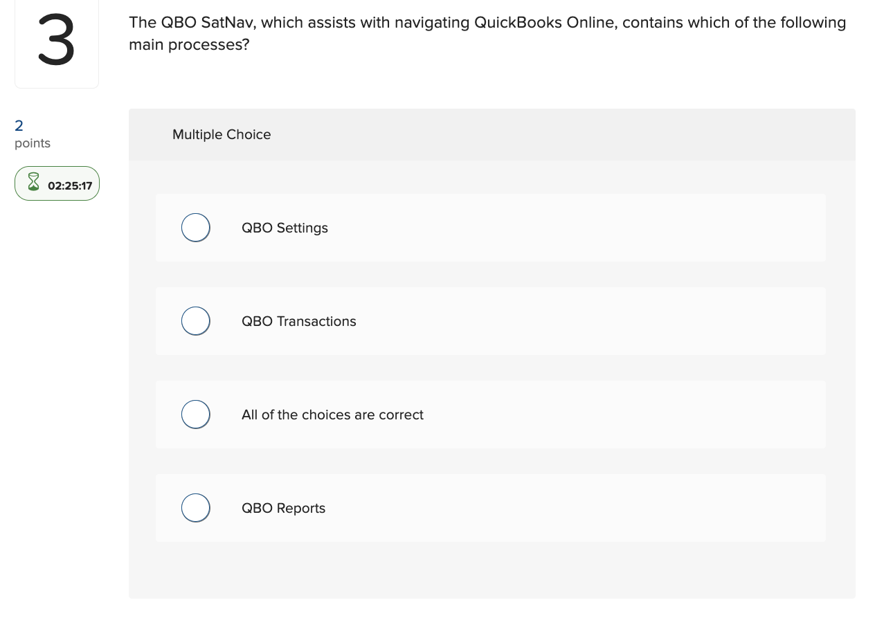 Solved The QBO SatNav, which assists with navigating | Chegg.com