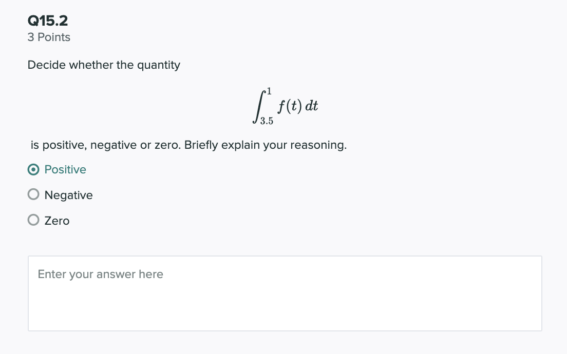 Solved Q15 Graph and integral 25 Points Below is the graph | Chegg.com