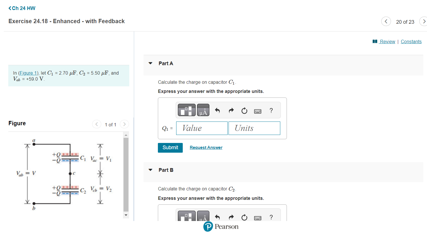 Solved Exercise 24.18 - Enhanced - with Feedback Part A In | Chegg.com