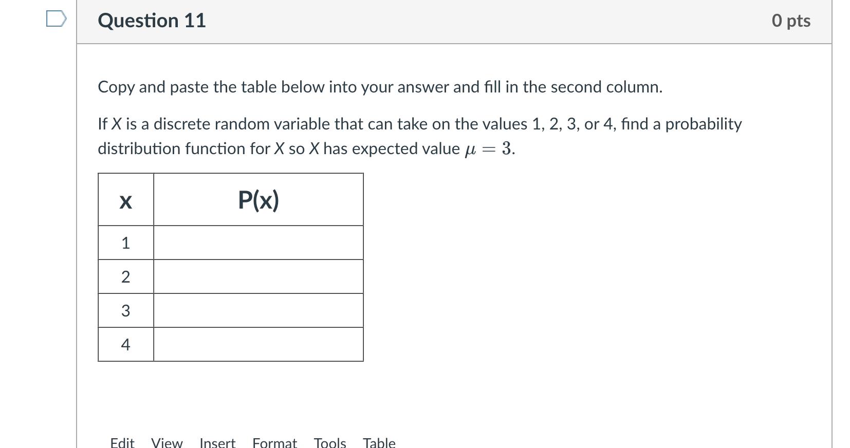 Solved Copy and paste the table below into your answer and | Chegg.com