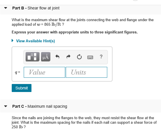 Solved Shear Flow in Built-Up Members 5 of 10 > Learning | Chegg.com