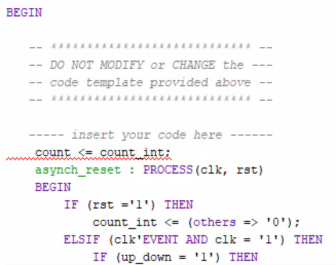 Need Vhdl Help With Code For Modulo M Up Down