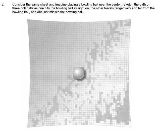 Background: Space and mass are intimately related. | Chegg.com