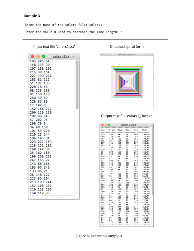 Solved use Python language to draw squared spiral forms | Chegg.com