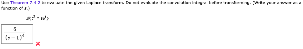 Solved Convolution Theorem If f(t) and g(t) are piecewise | Chegg.com